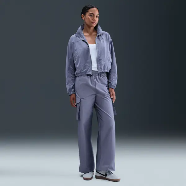 Nike Sportswear Everything Wovens Oversized Repel Uv Protection Jacket - Blue