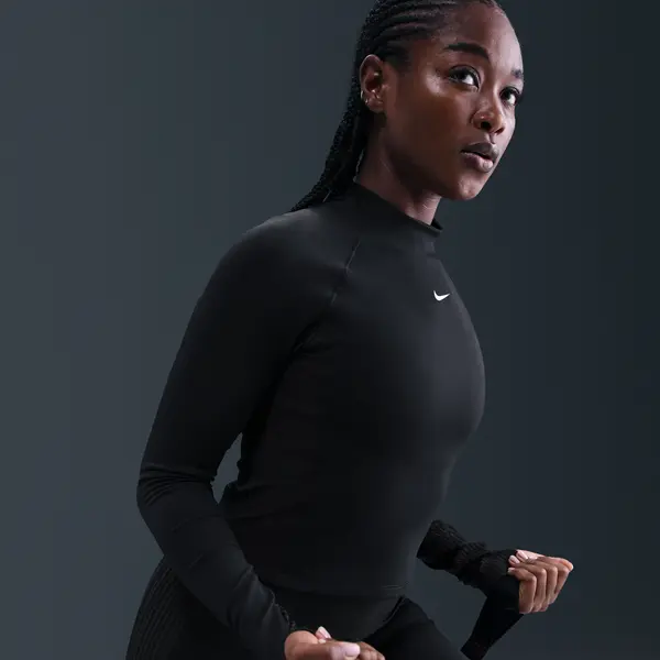 Nike Pro Dri-fit Long-sleeve Top - Black