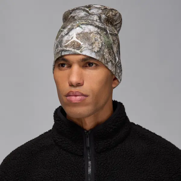 JORDAN Brooklyn Peak Realtree Beanie - White