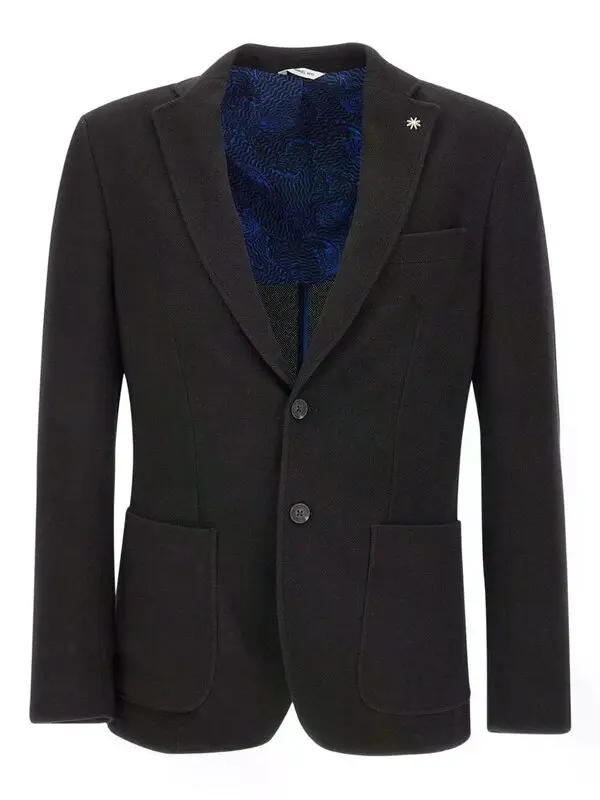 MANUEL RITZ Single-breasted Blazer - Black