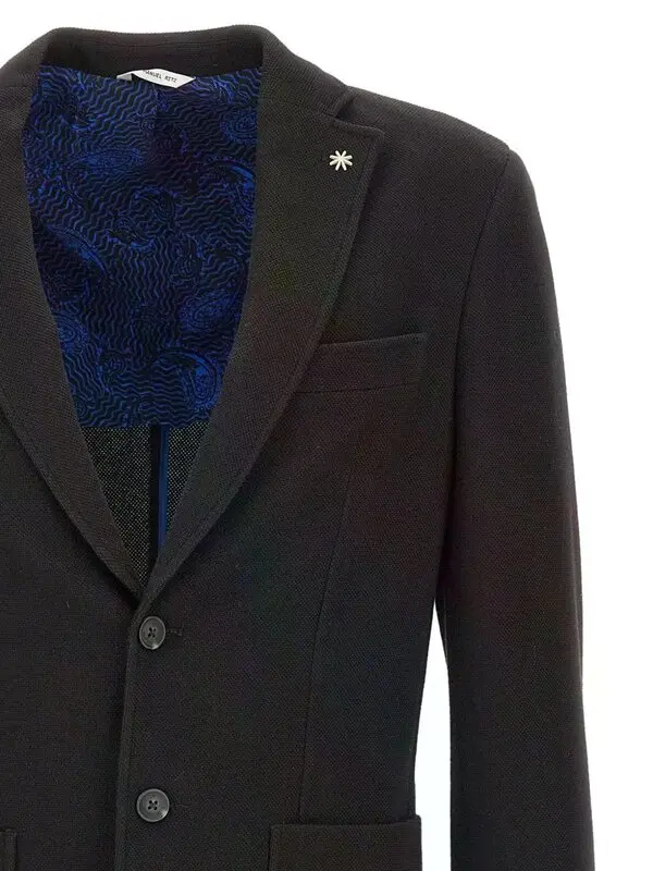 MANUEL RITZ Single-breasted Blazer - Black