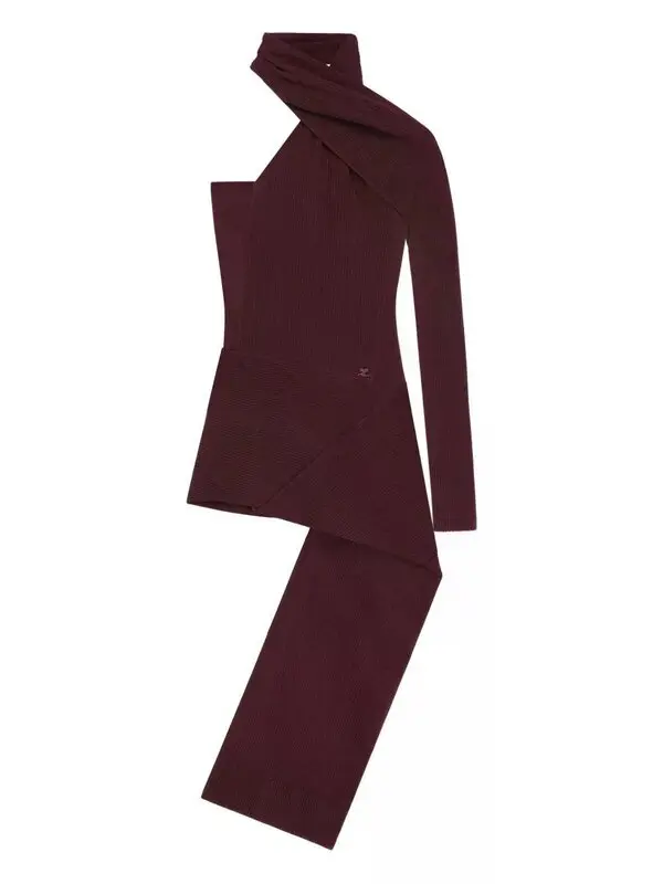 COURREGES One-shoulder Mini Dress