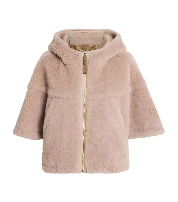Max Mara Alpaca-wool-silk Cape Poncho