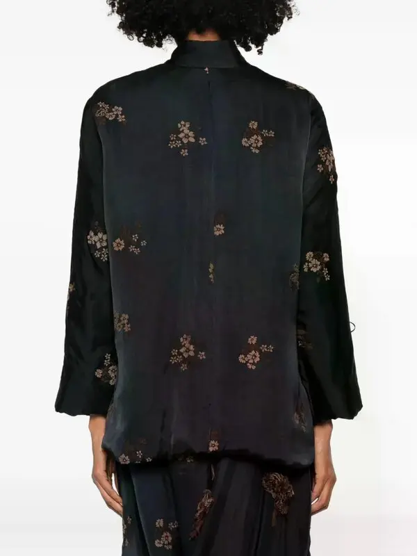 UMA WANG Floral-motif Oversized Jacket