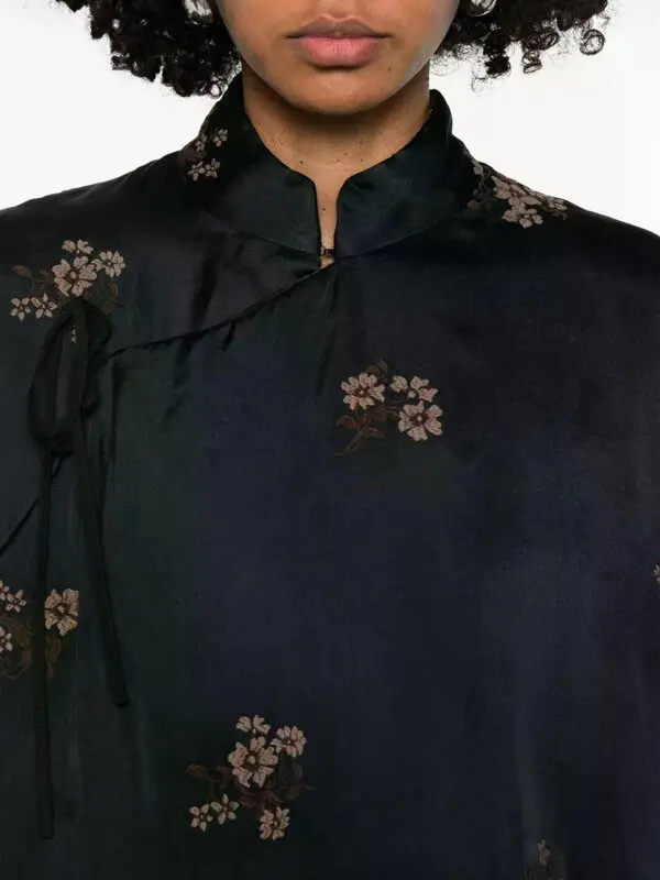 UMA WANG Floral-motif Oversized Jacket