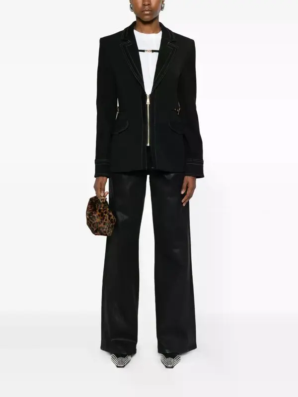 Versace Zip-up Fitted Jacket