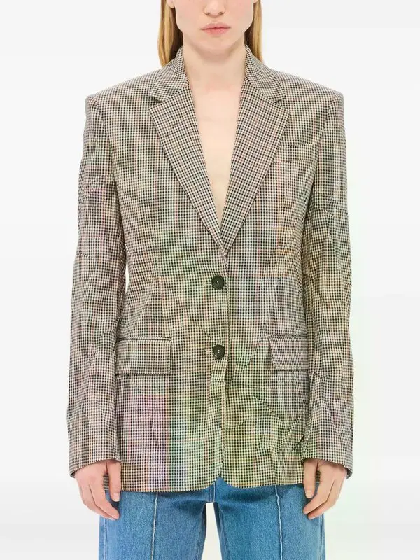 MSGM Checked Blazer