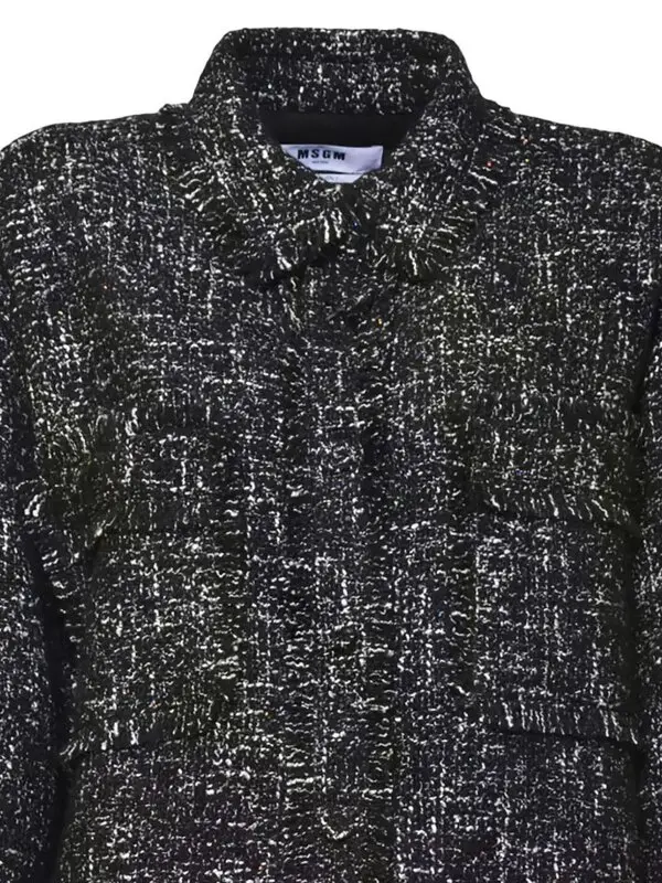MSGM Fringed Shirt