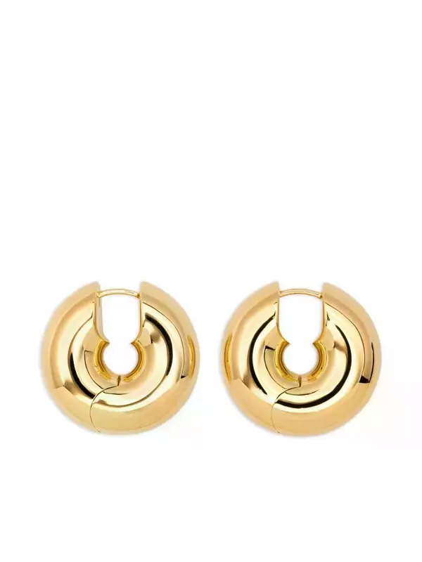 Tom Wood Large Sphere Hoop Earrings - Gold
