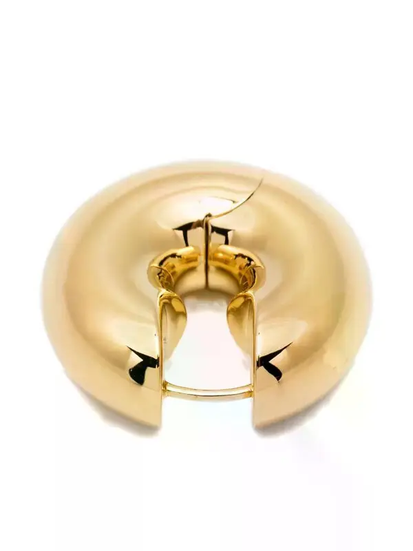 Tom Wood Large Sphere Hoop Earrings - Gold