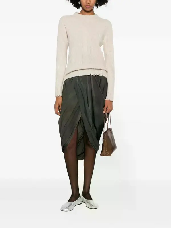 UMA WANG Asymmetric Skirt - Grey