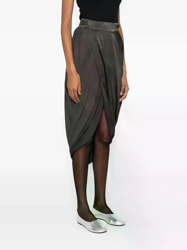 UMA WANG Asymmetric Skirt - Grey