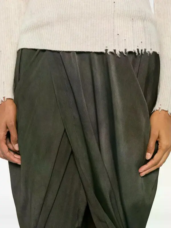 UMA WANG Asymmetric Skirt - Grey