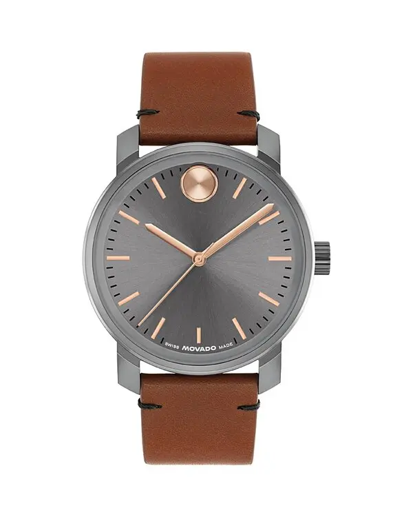 Movado Bold Access 41mm Watch - Gray/brown
