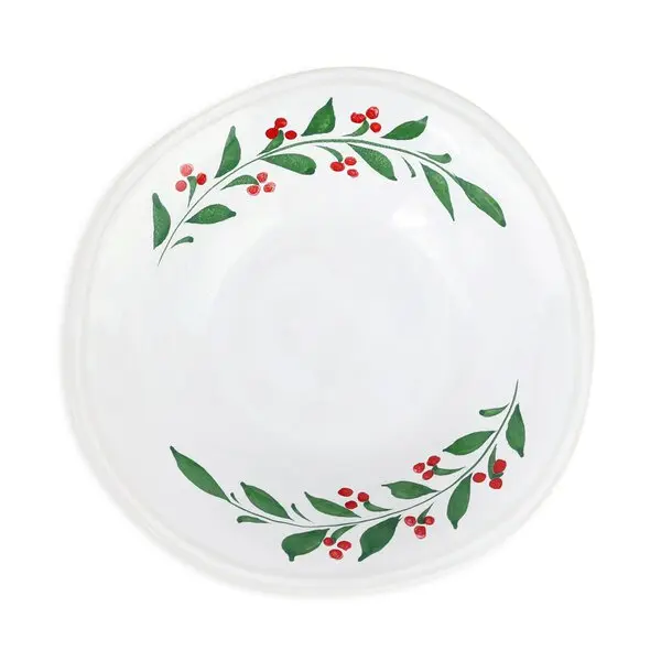 VIETRI Aria Holiday Cereal Bowl