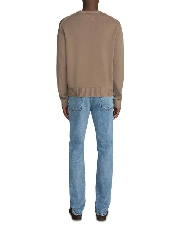 FRAME Cotton Blend Modern Straight Leg Jeans - Hike