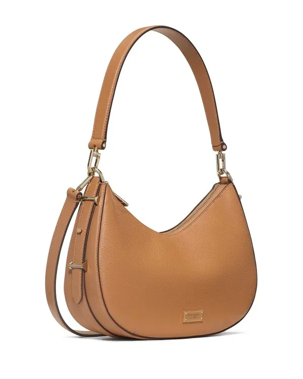 Kate Spade New York Liv Pebbled Leather Convertible Shoulder Bag - Biscotti