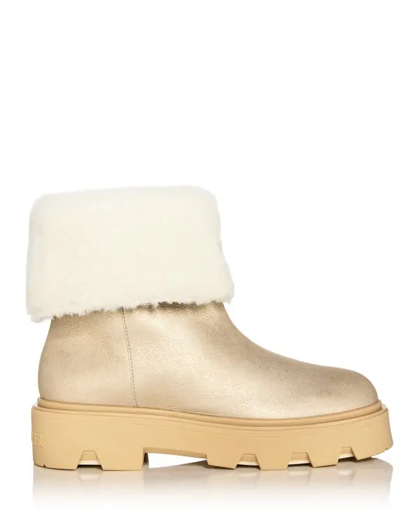 Moncler Aurea Mid Ankle Boots - Silver