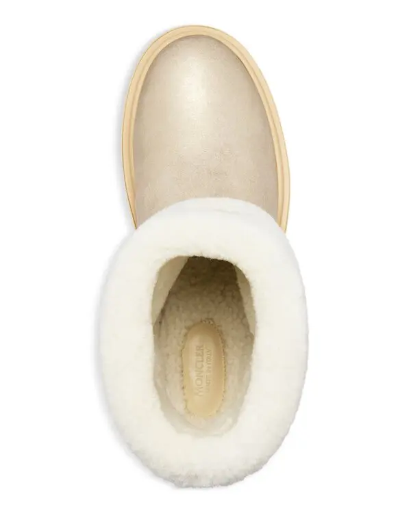Moncler Aurea Mid Ankle Boots - Silver