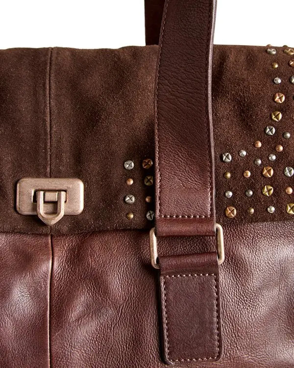 Free People Shay Studded Leather Tote