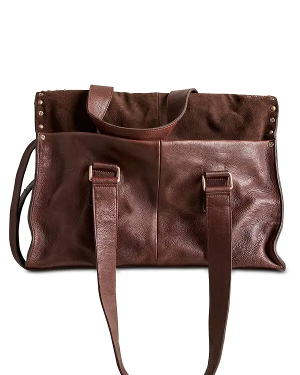 Free People Shay Studded Leather Tote