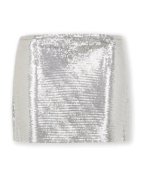 Rabanne Metal Mesh Mini Skirt