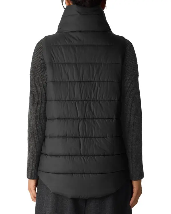 Eileen Fisher Stand Collar Puffer Vest