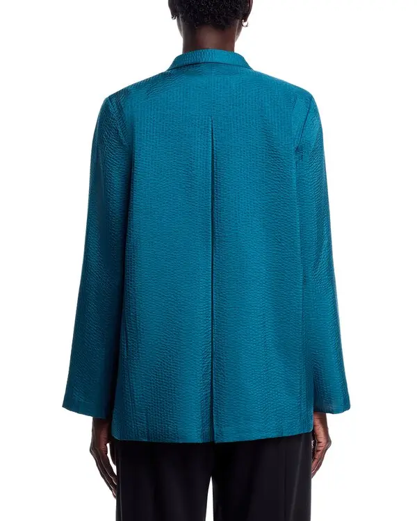 Eileen Fisher Textured Silk Jacket