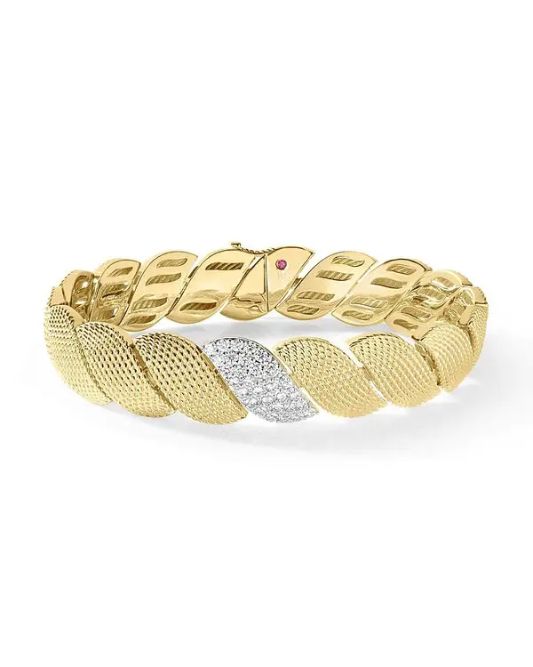 Roberto Coin 18k White And Yellow San Marco Bracelet - Gold