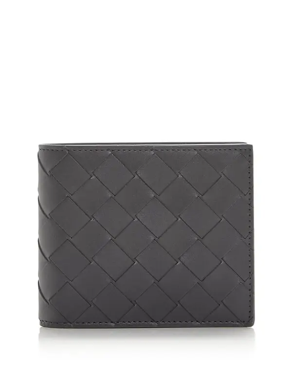 Bottega Veneta Intrecciato Leather Bifold Wallet - Nero