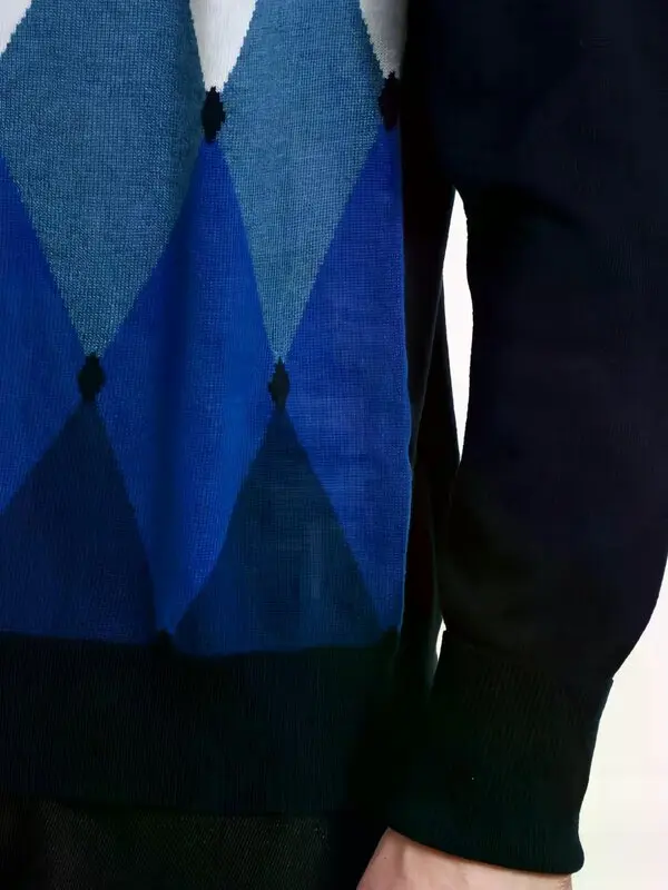 BALLANTYNE Argyle-patterned Sweater