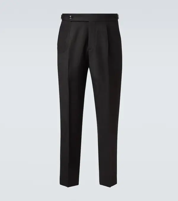 Brunello Cucinelli Silk, Wool, And Mohair Suit Pants