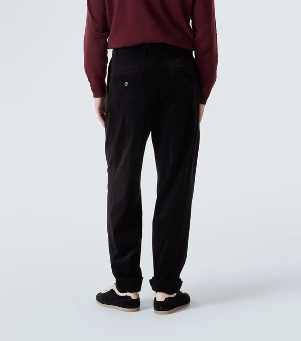 Brunello Cucinelli Cotton-blend Corduroy Straight Pants