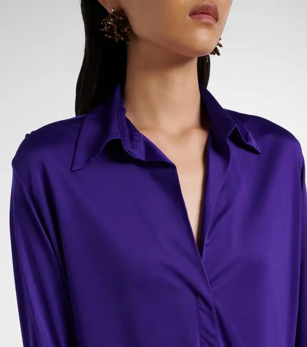 Dries Van Noten Gathered Blouse