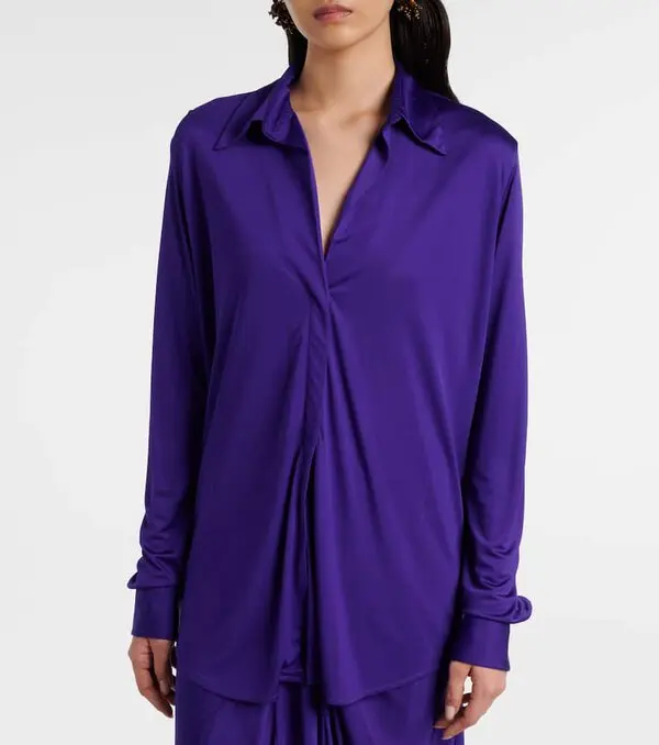 Dries Van Noten Gathered Blouse