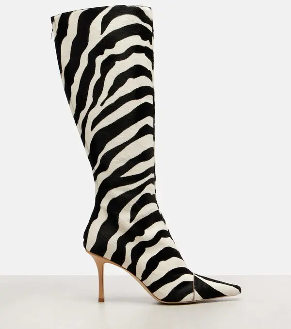 JIMMY CHOO Gloria 85 Knee-high Boots - Black