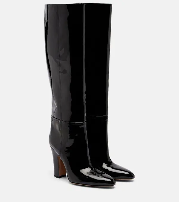 Paris Texas Lavinia 100 Patent Leather Knee-high Boots - Black