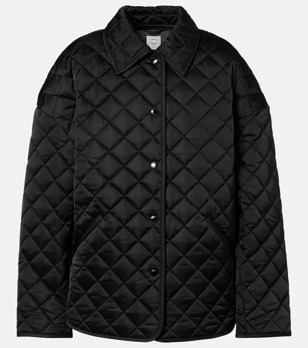 TOTEME Quilted Snap-buttoned Jacket