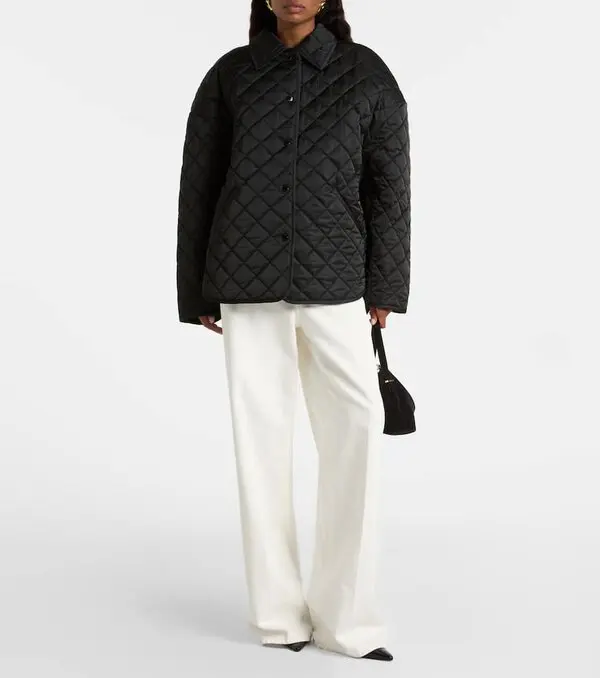 TOTEME Quilted Snap-buttoned Jacket