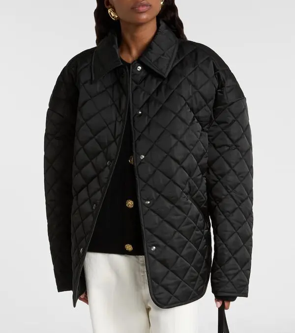 TOTEME Quilted Snap-buttoned Jacket