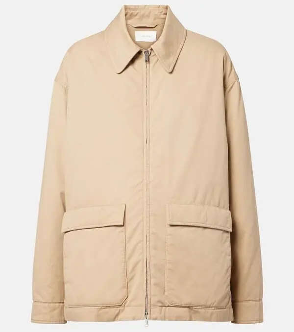 THE ROW Aurelius Cotton And Cashmere Jacket - Beige