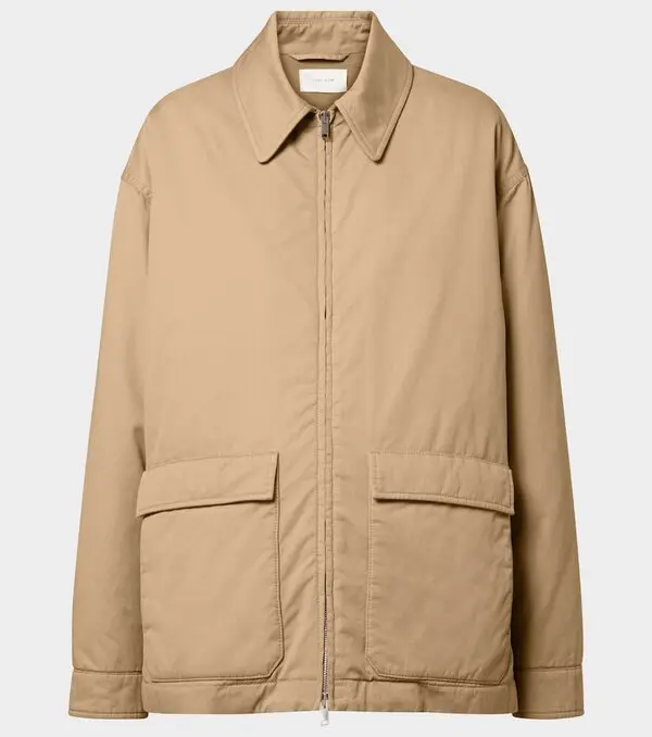 THE ROW Aurelius Cotton And Cashmere Jacket - Beige