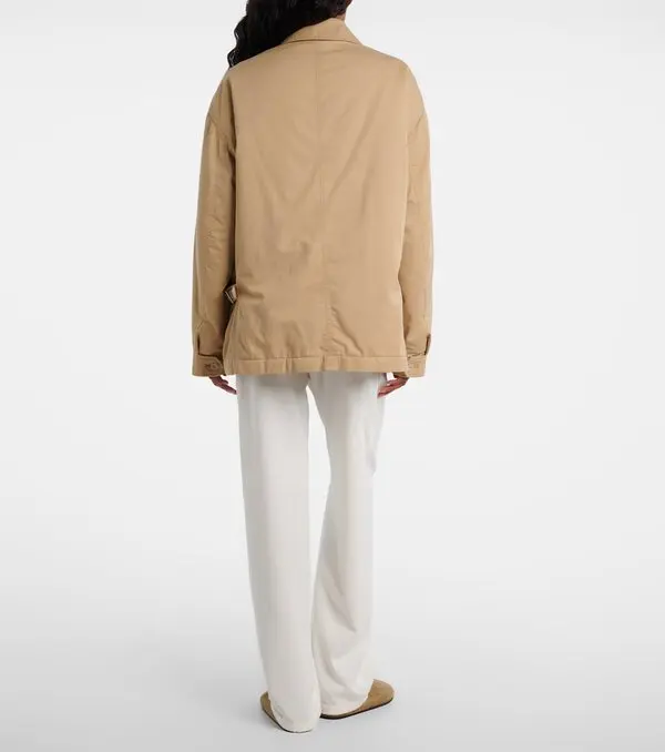 THE ROW Aurelius Cotton And Cashmere Jacket - Beige