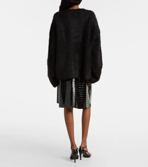 TOTEME Oversized Alpaca-blend Crewneck Sweater