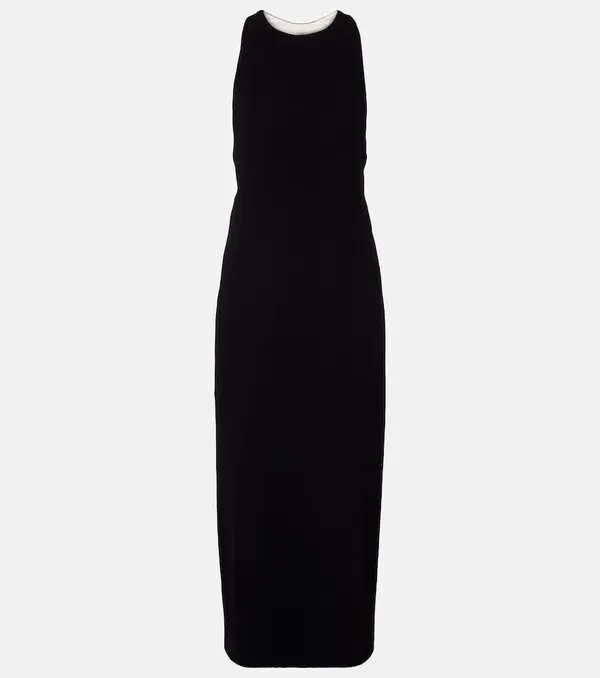 TOTEME Cady Maxi Dress - Black