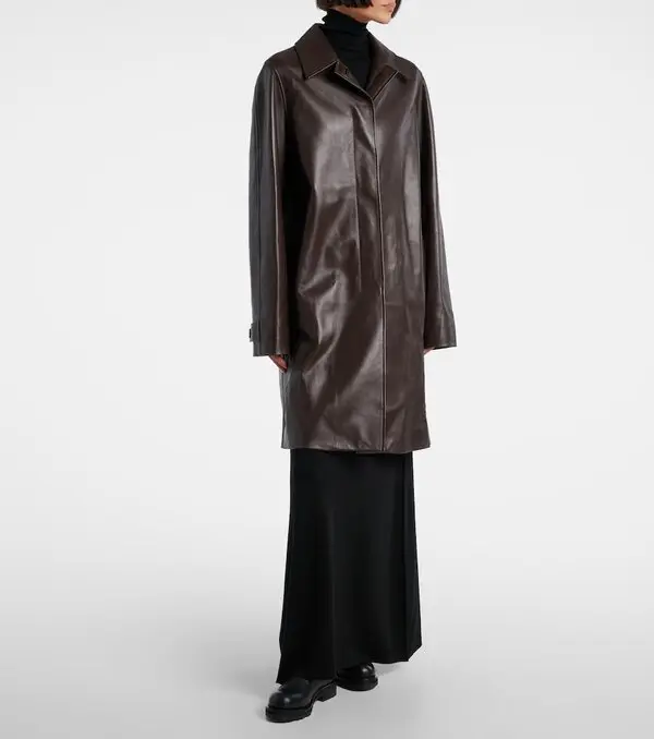 THE ROW Gracia Leather Jacket