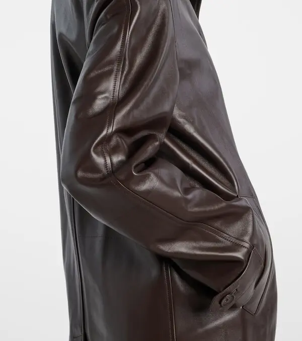 THE ROW Gracia Leather Jacket