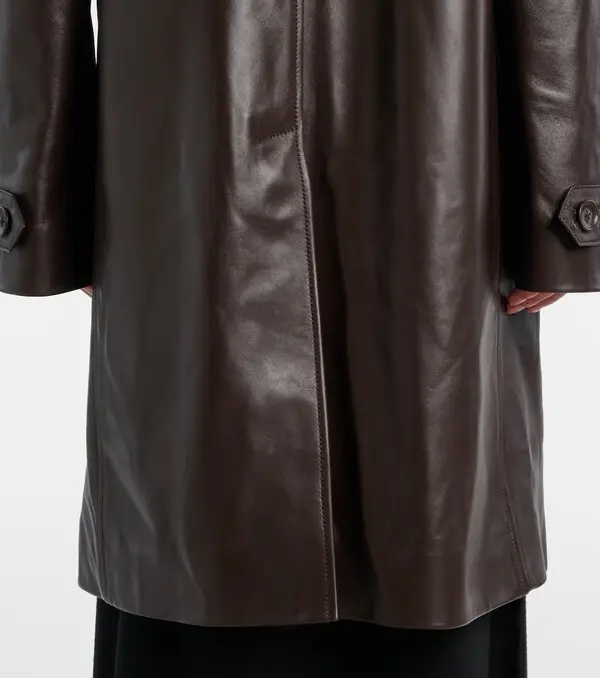 THE ROW Gracia Leather Jacket
