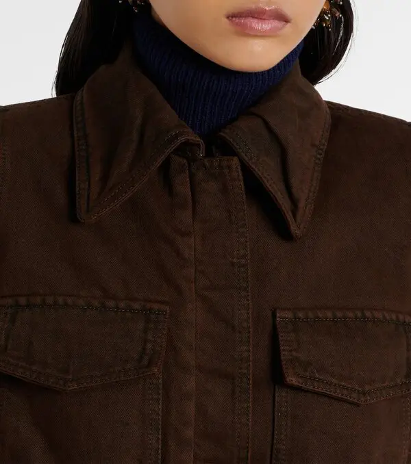 Dries Van Noten Cropped Denim Jacket
