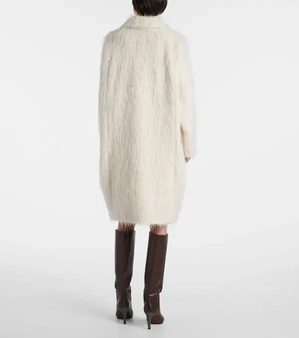 Brunello Cucinelli Double-breasted Alpaca-blend Coat